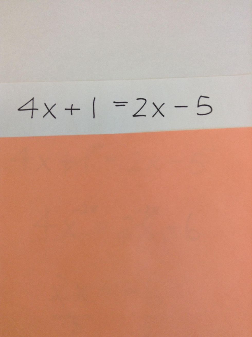 How to solve a three step linear equation - B+C Guides