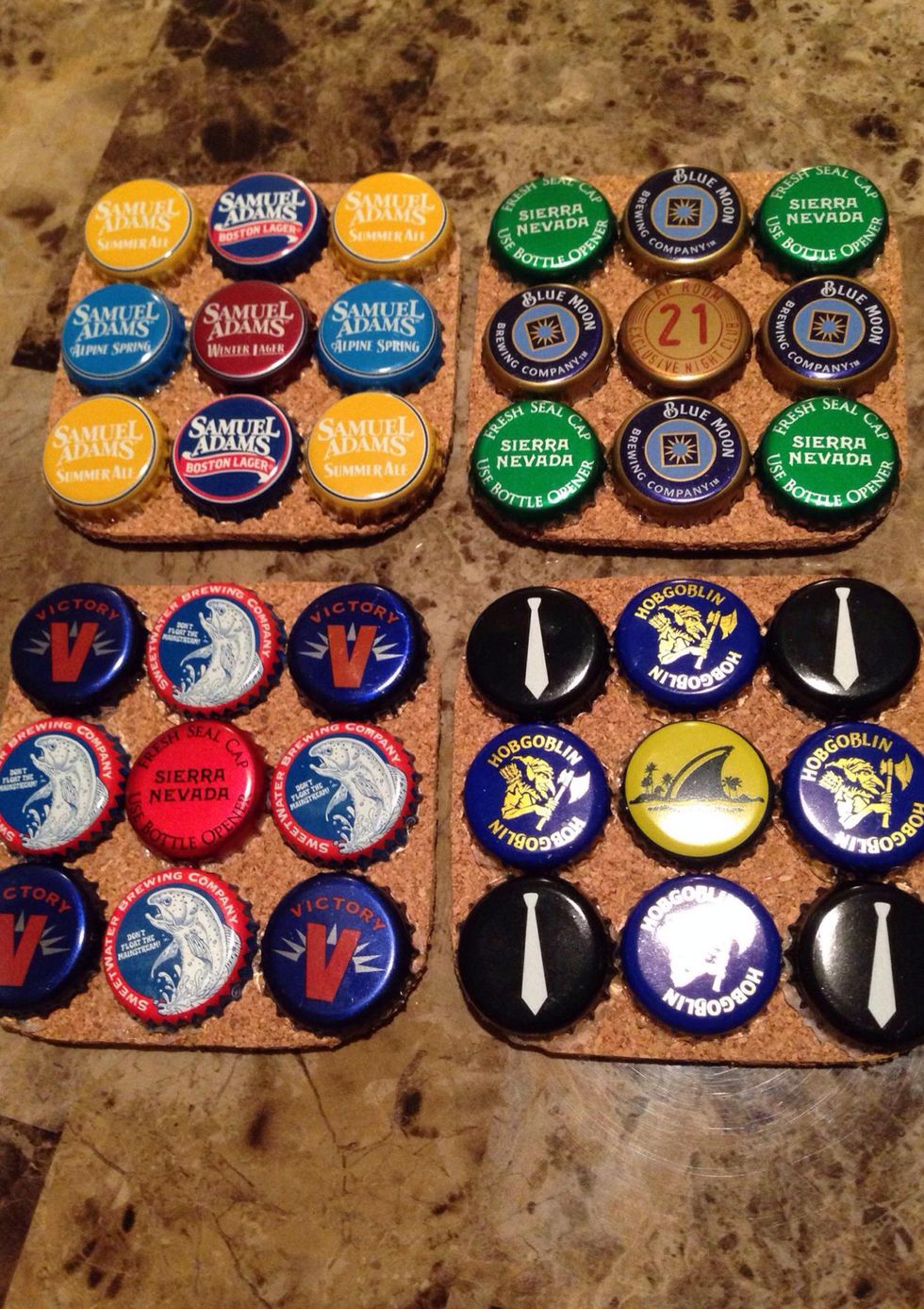 How to make beer bottle cap coasters - B+C Guides