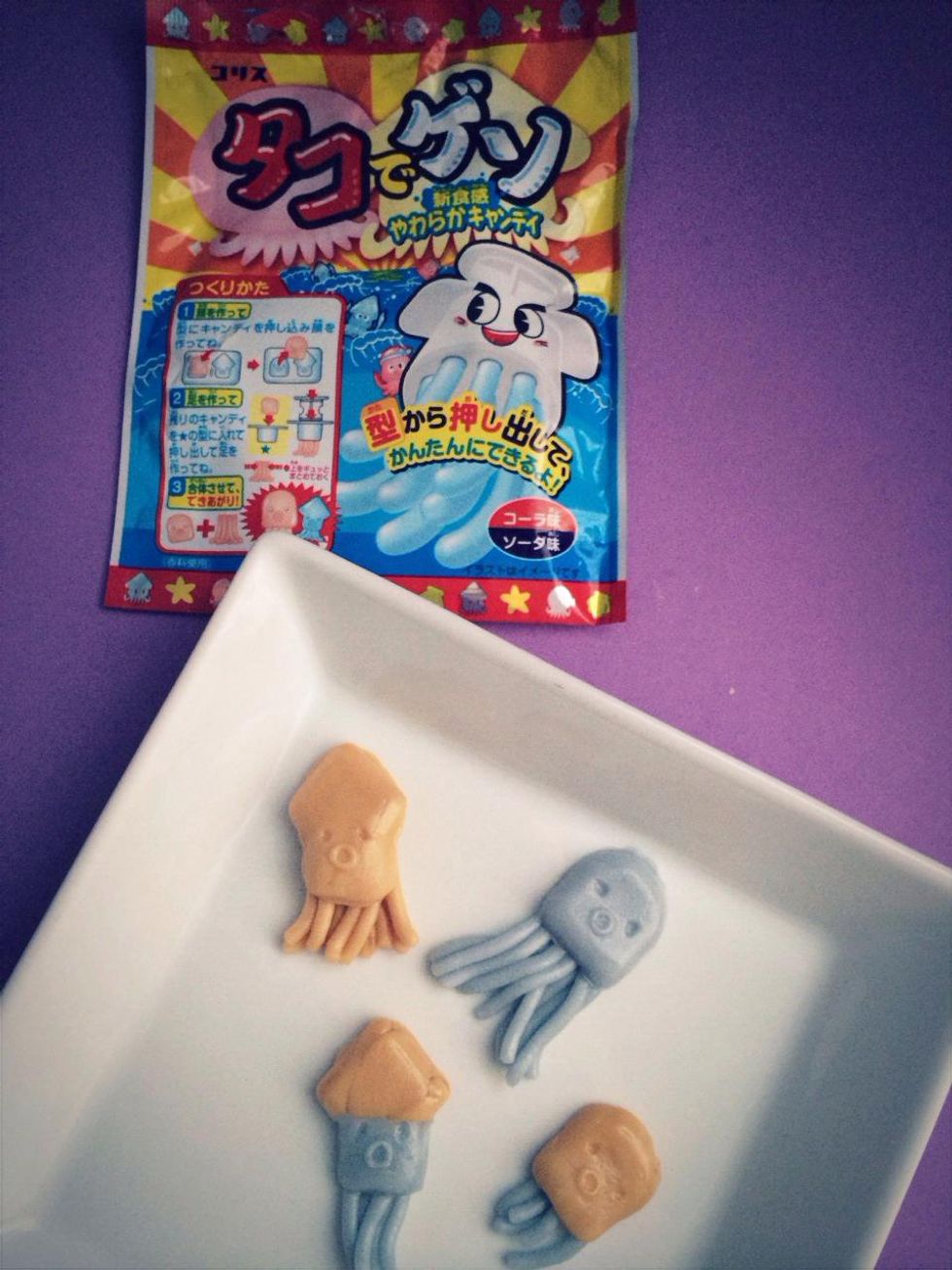 How to make coris diy squid candy - B+C Guides