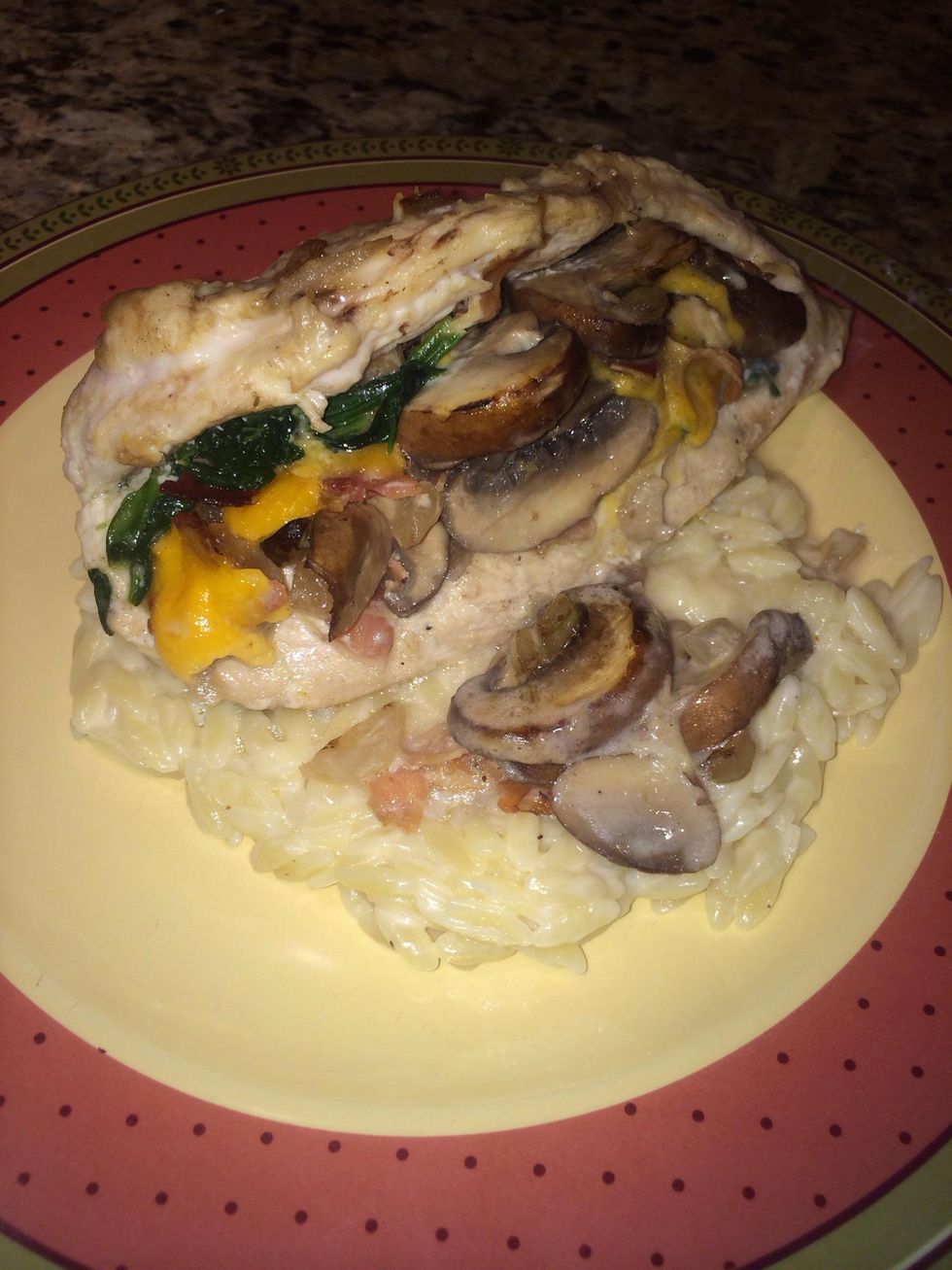 How to make megan's stuffed chicken - B+C Guides