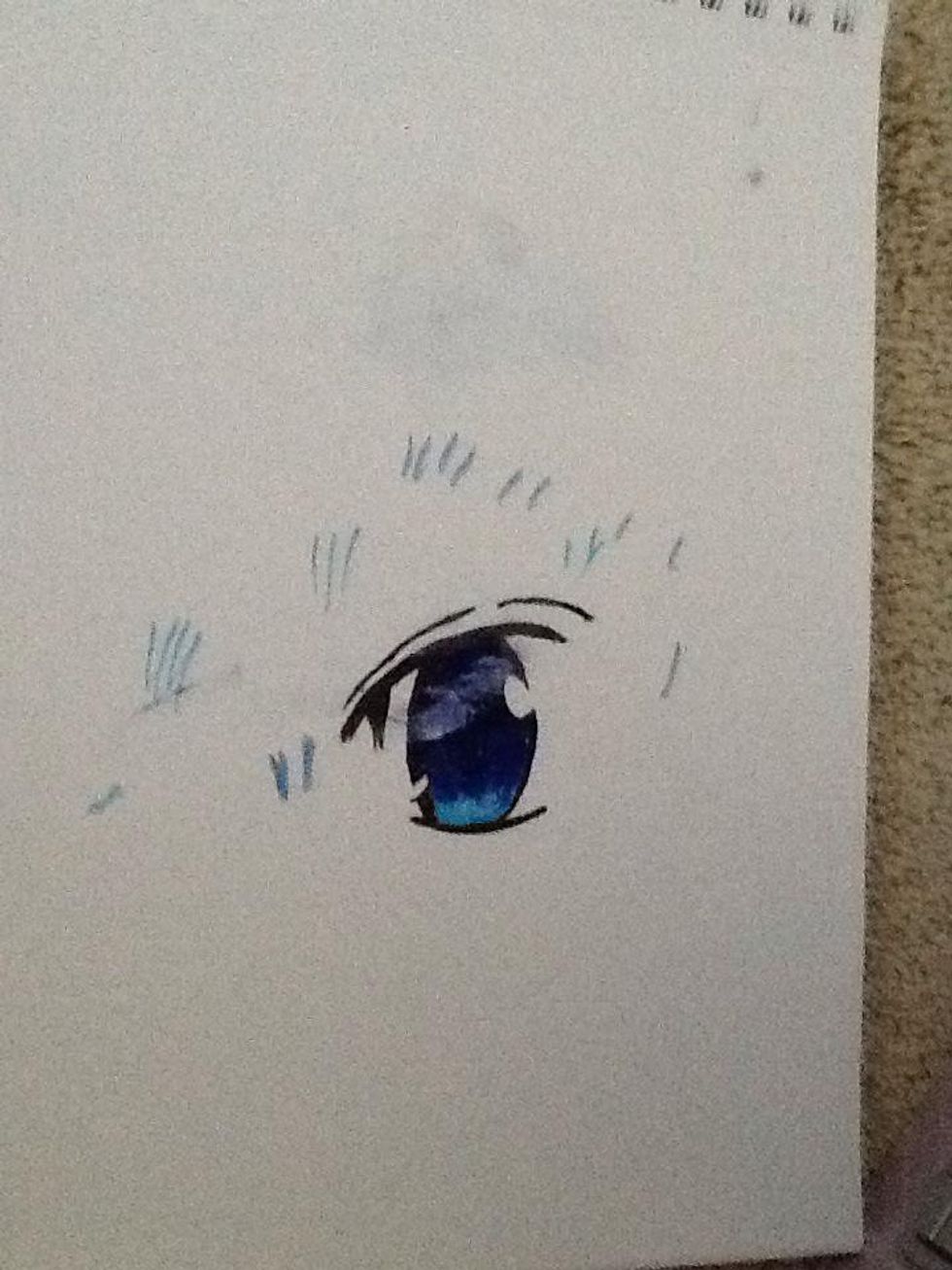 How to color manga eyes with markers - B+C Guides