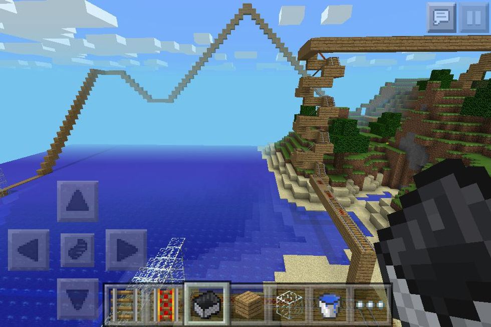 How to make a roller coster in minecraft - B+C Guides