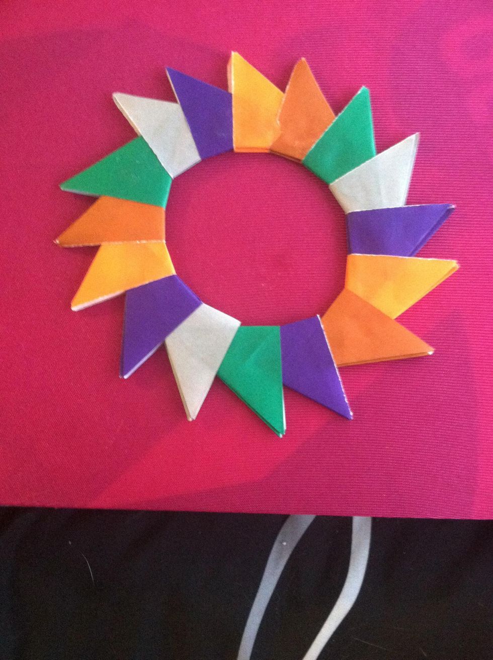 How to make an origami segmented ring - B+C Guides