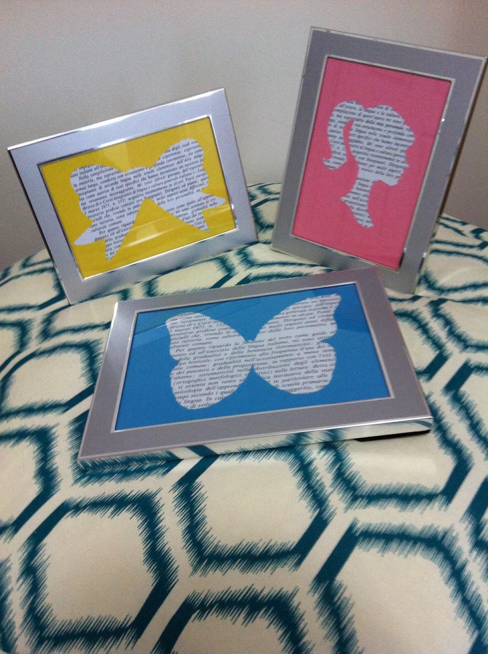 How to make framed cutout room decorations - B+C Guides