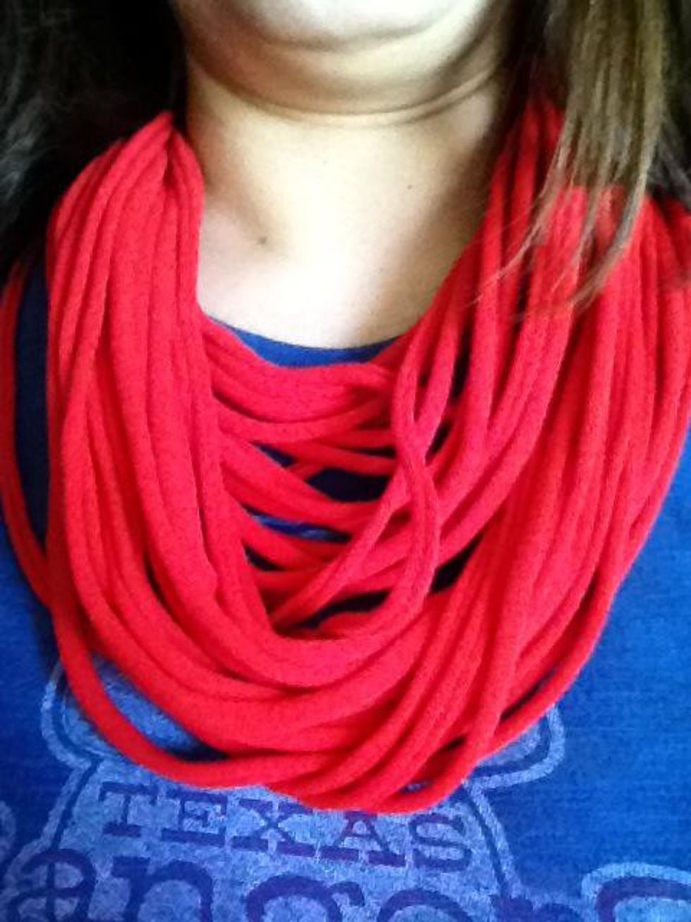 How to make a spaghetti scarf - B+C Guides