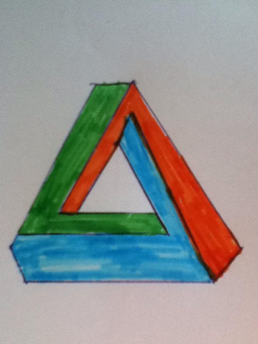 How to draw an impossible triangle - B+C Guides