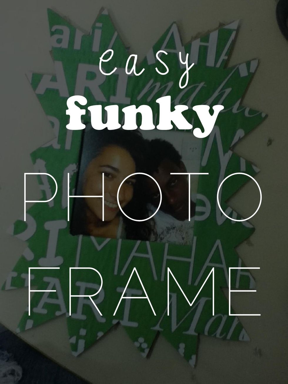 How to make an easy, funky, photo frame! - B+C Guides