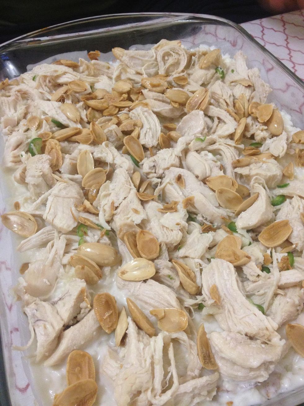 How to cook chicken fata فته الدجاج arabic food - B+C Guides