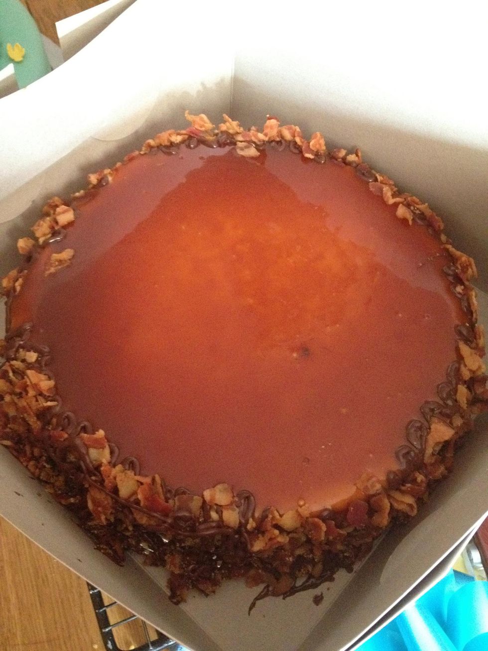 How to make bacon turtle cheesecake - B+C Guides