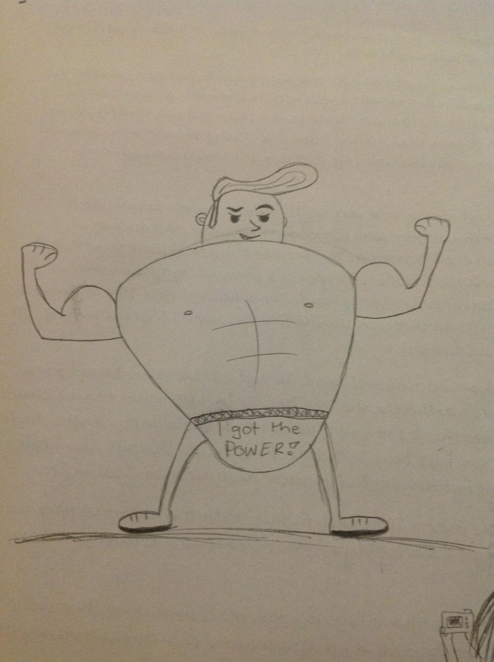 How to draw a strong cartoon guy 💪 - B+C Guides