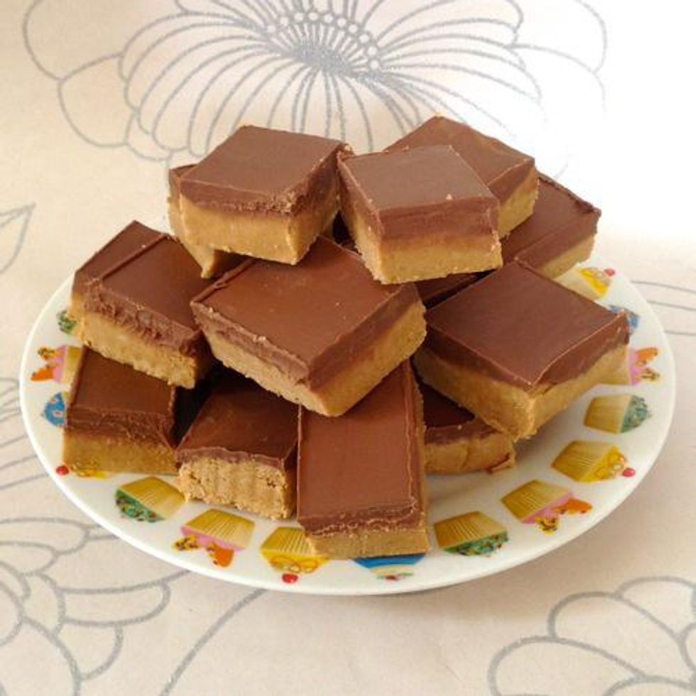 How to make peanut butter chocolate squares - B+C Guides
