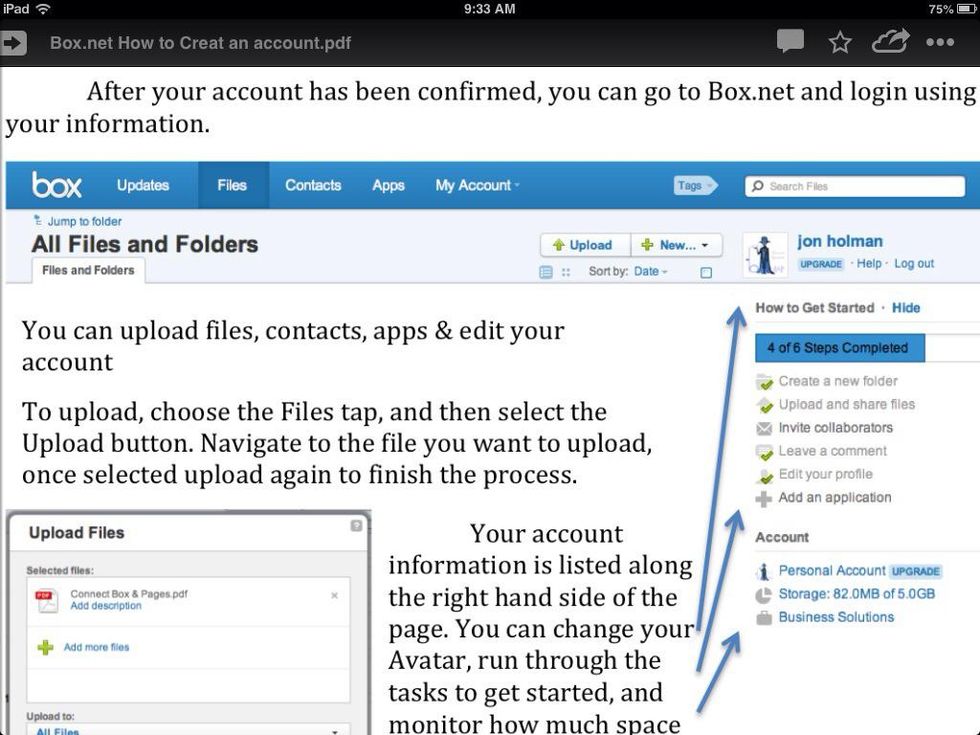 How to set up a box.com account - B+C Guides