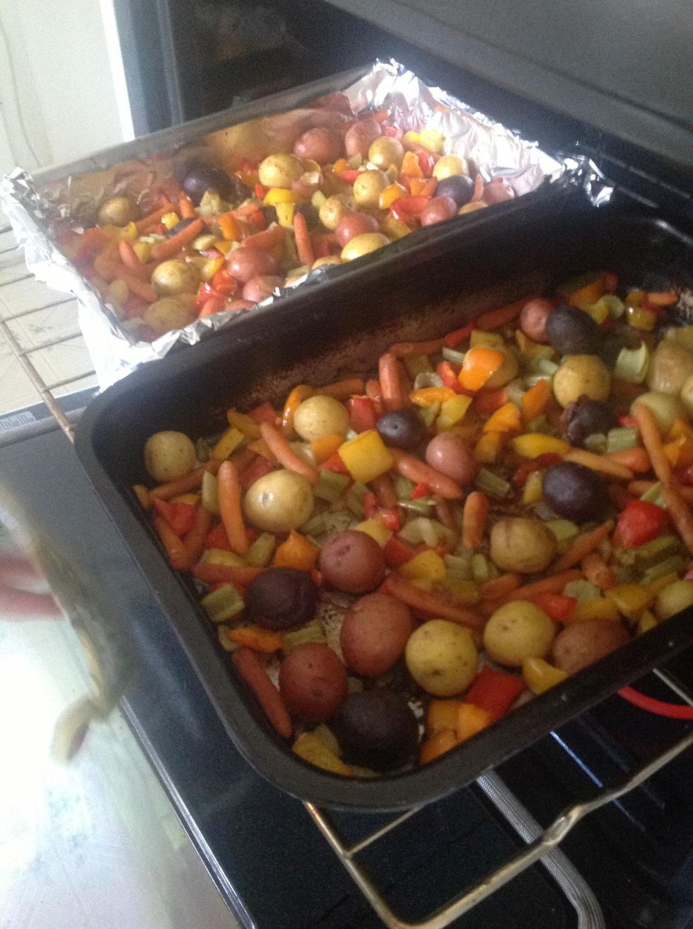 How to tamari vegetables and baby potatoes - B+C Guides