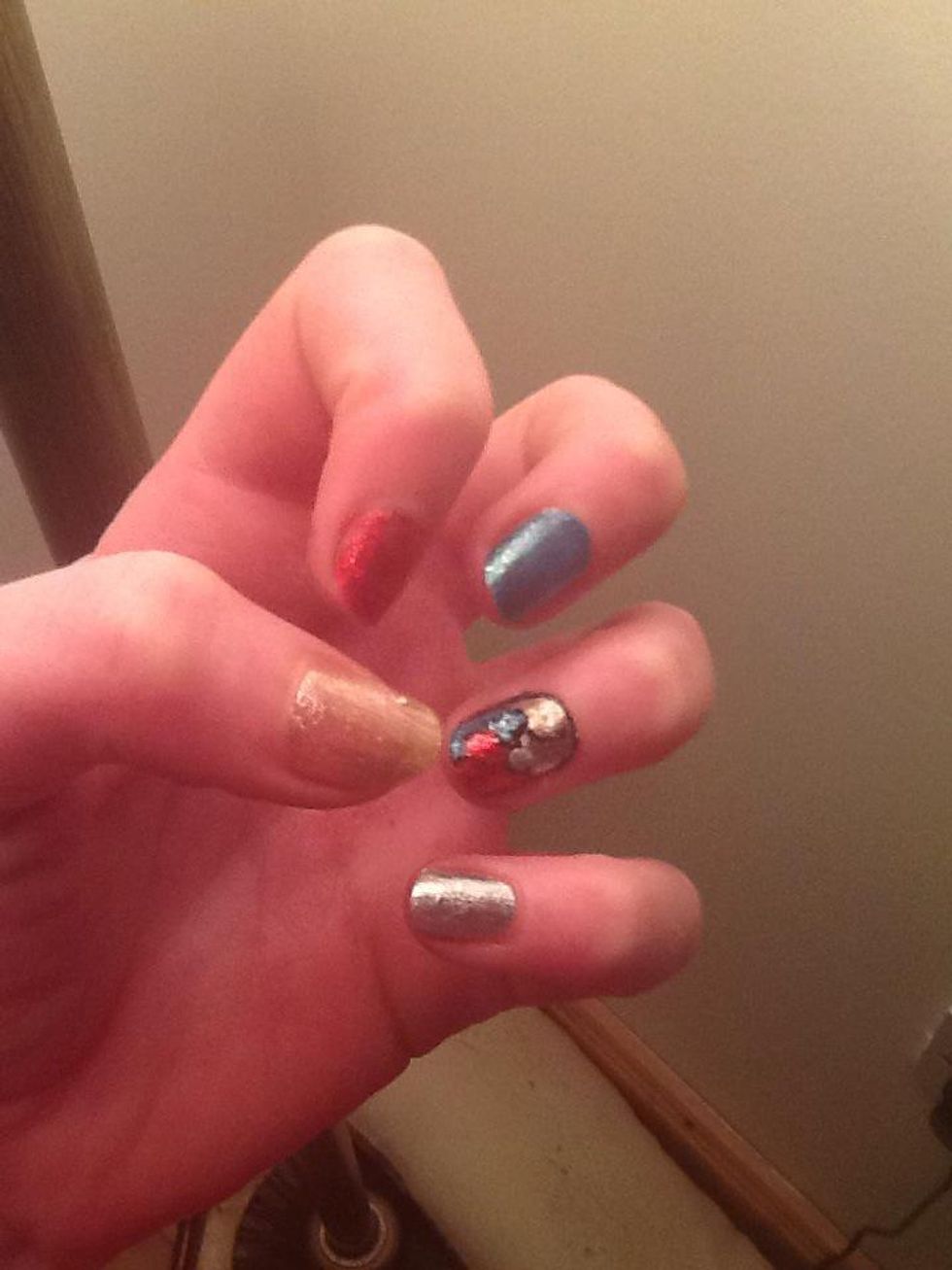 How to create jigsaw nails illusion - B+C Guides