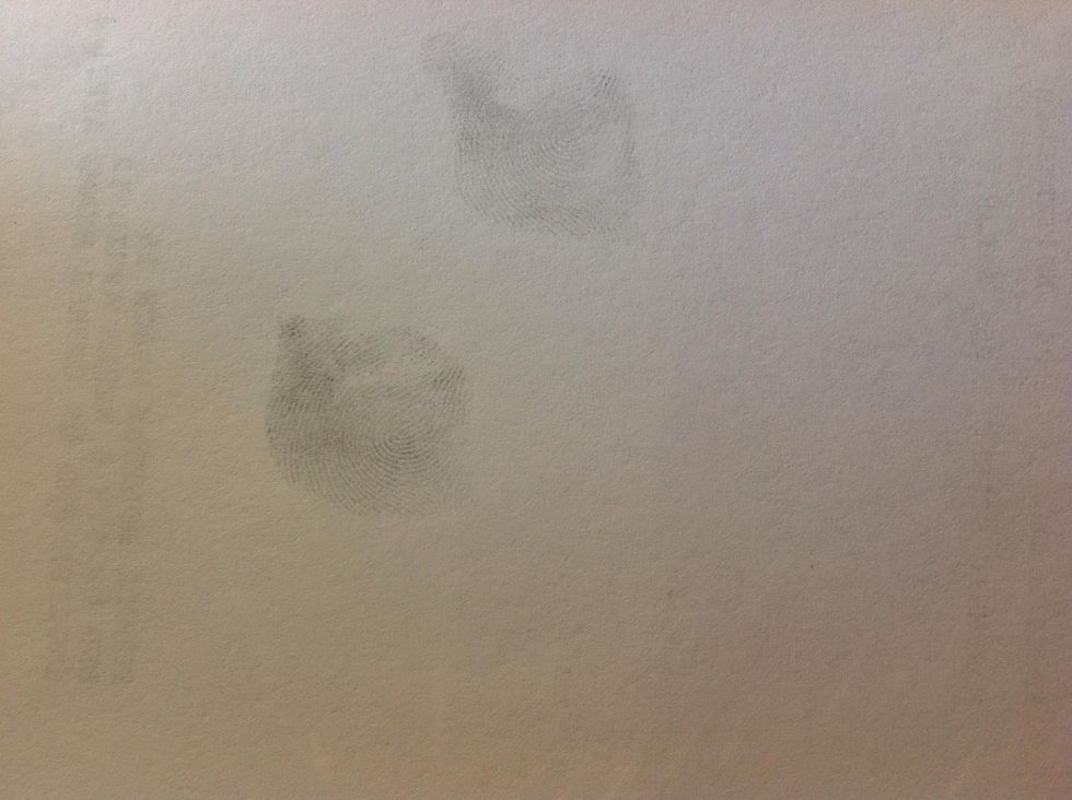 How to make a fingerprint with a pencil - B+C Guides