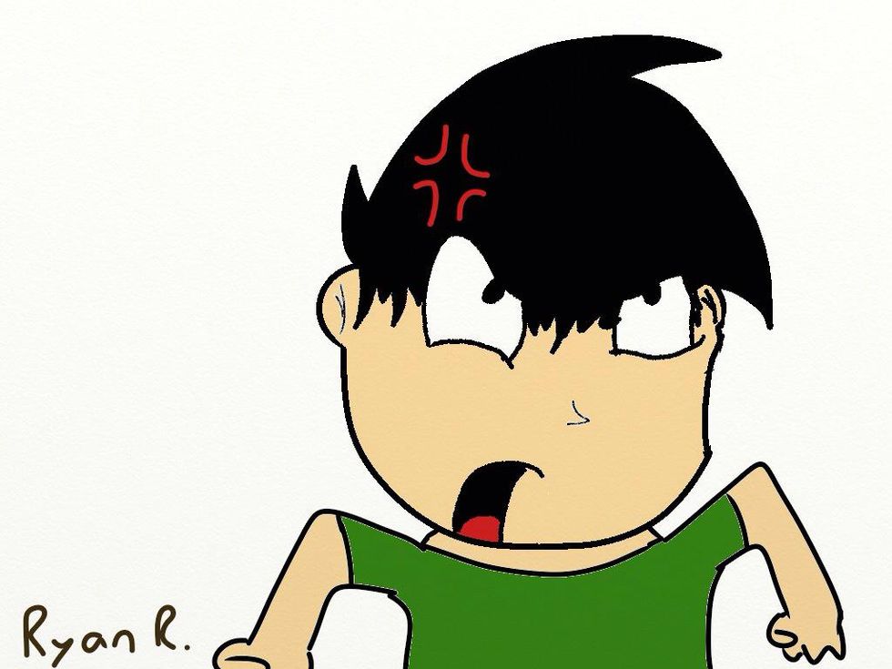 How to draw a mad kid/person - B+C Guides