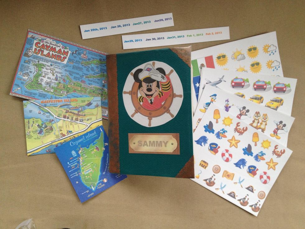 How to make a kids' passport scrapbook for vacation - B+C Guides