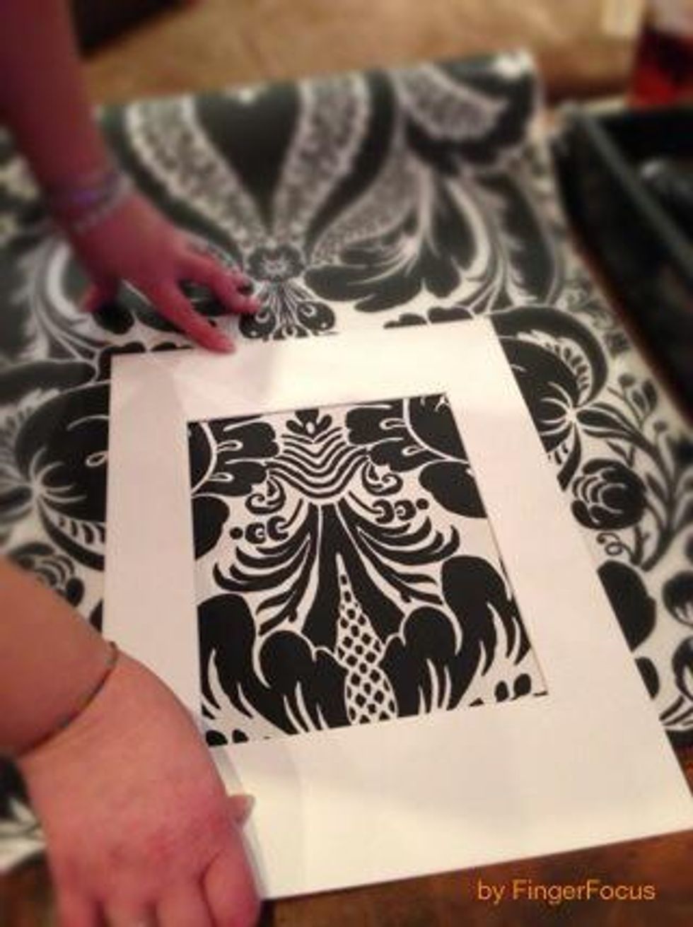 How to make framed wallpaper art - B+C Guides