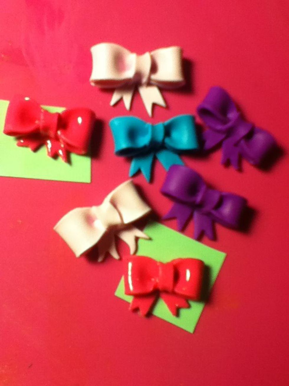 How to poylmer clay bow - B+C Guides