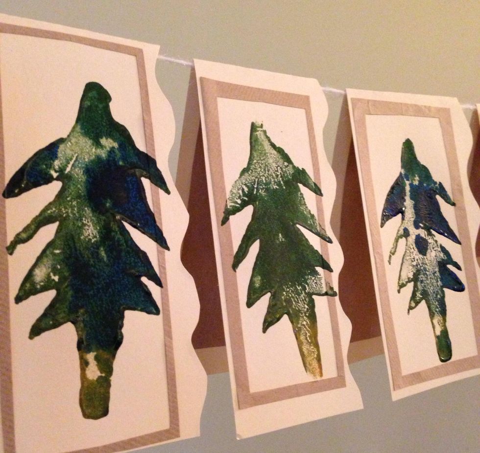 How to make potato stamp christmas cards - B+C Guides
