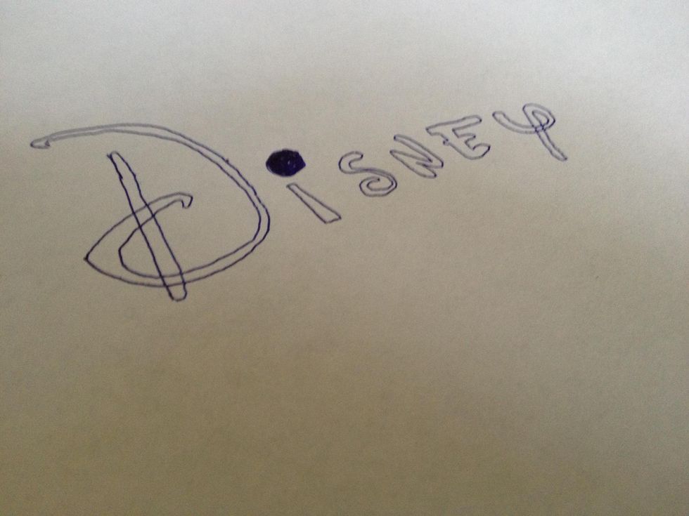 How to make disney inspired letters - B+C Guides