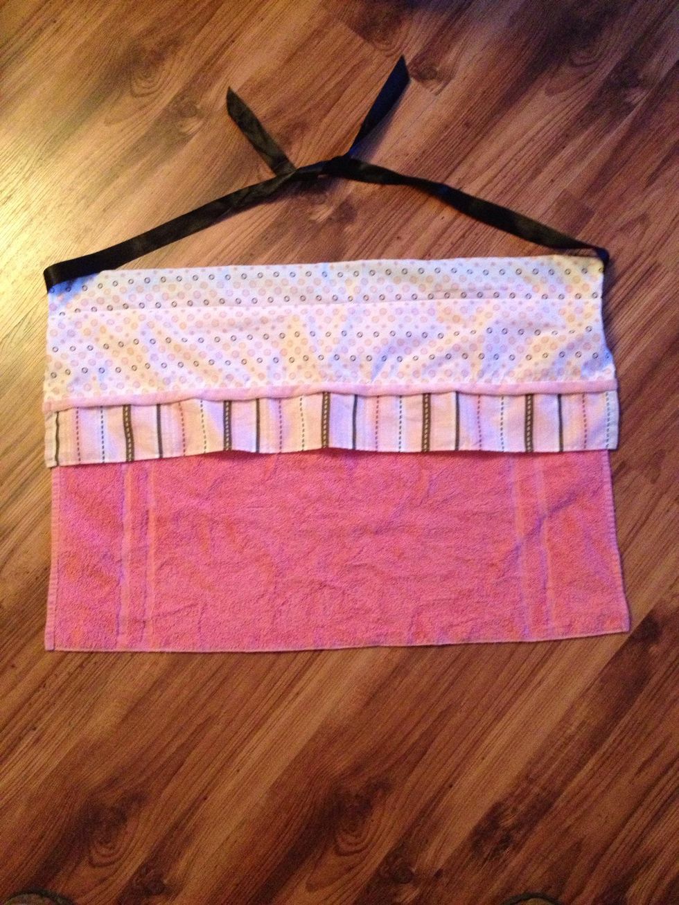 How to make a hand towel apron - B+C Guides