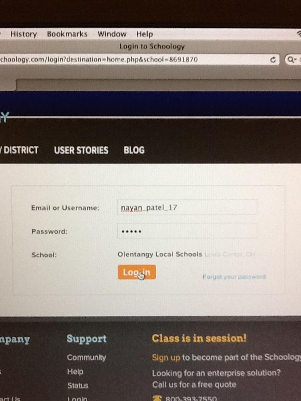 How to navigate through schoology - B+C Guides