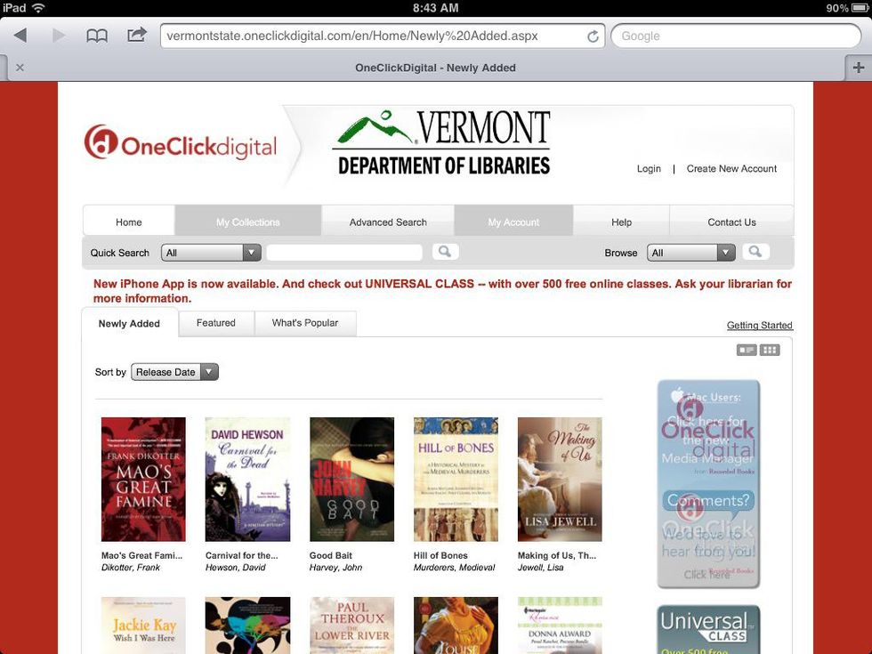 How to use oneclickdigital to download audiobooks - B+C Guides