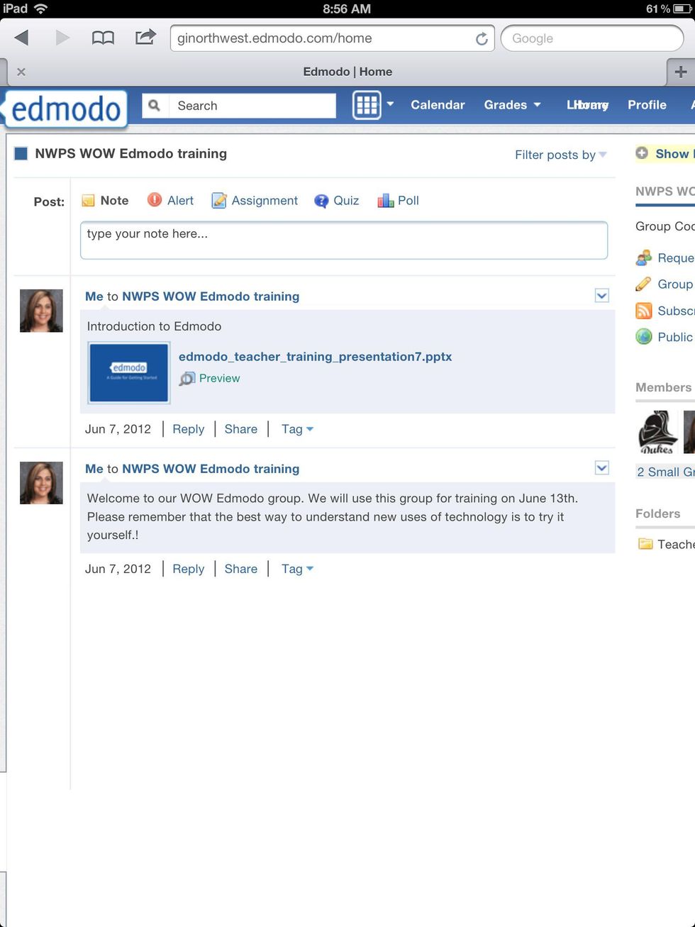 How to set up an edmodo account and join a group - B+C Guides