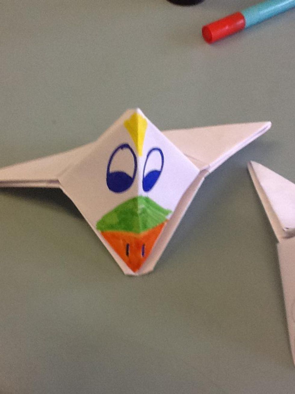 How to make a origami snapping bird - B+C Guides