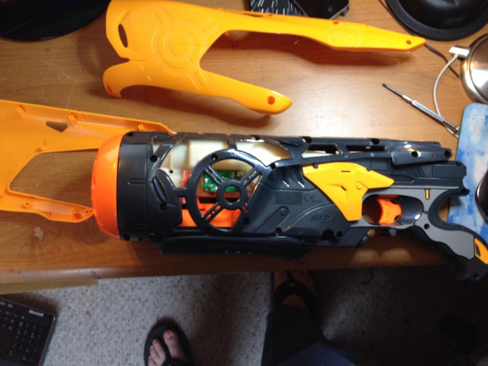 How to modify a nerf swarmfire blaster - B+C Guides