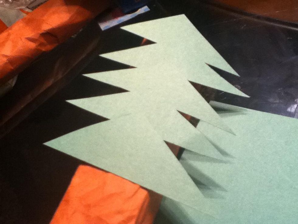How to make 3d pine trees out of paper - B+C Guides