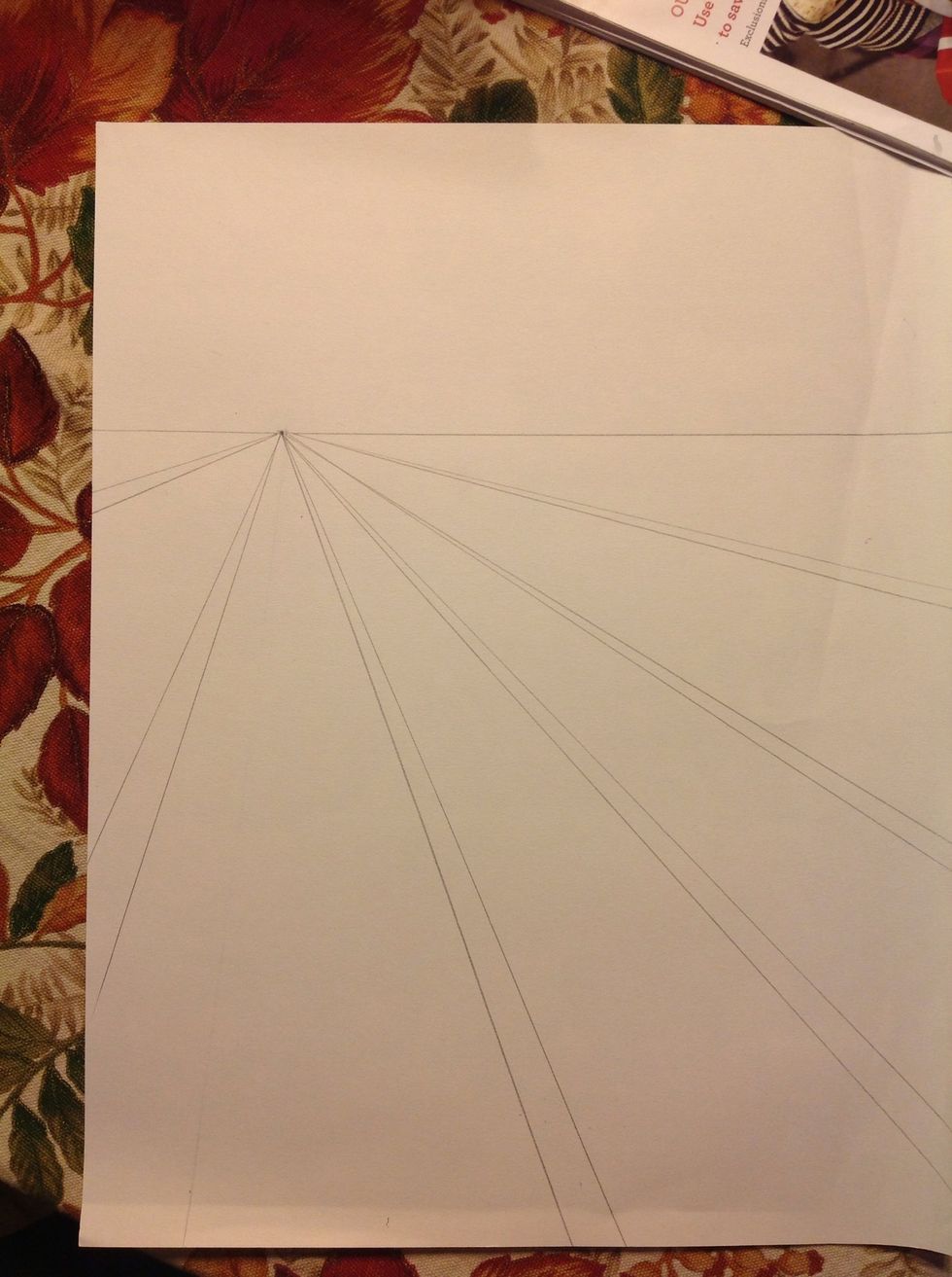 How to draw a field with one point perspective - B+C Guides