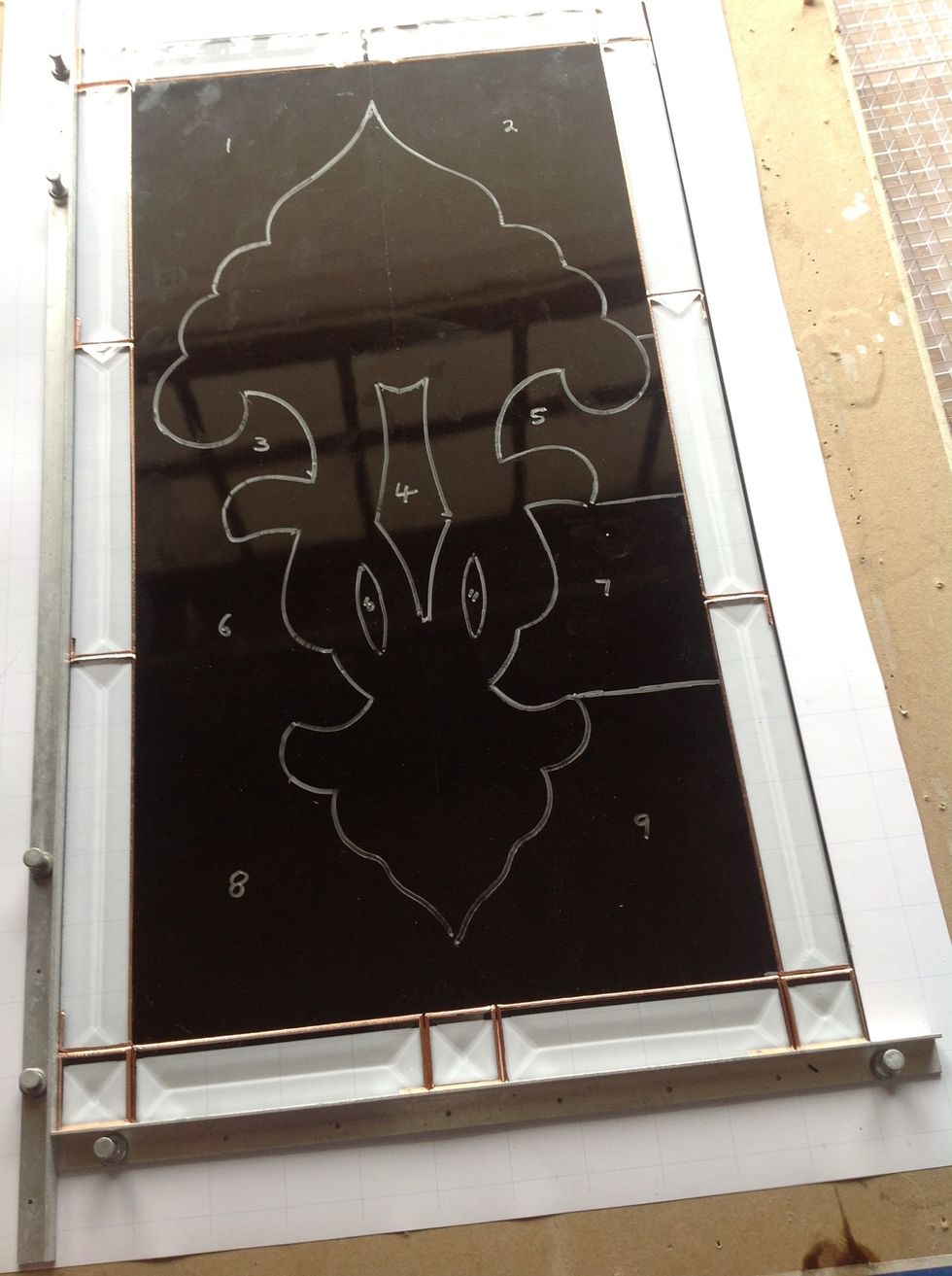 How to make a beveled stained glass panel the easy way - B+C Guides