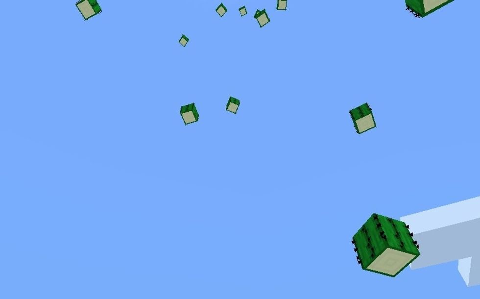How to make it rain cactus minecraft - B+C Guides