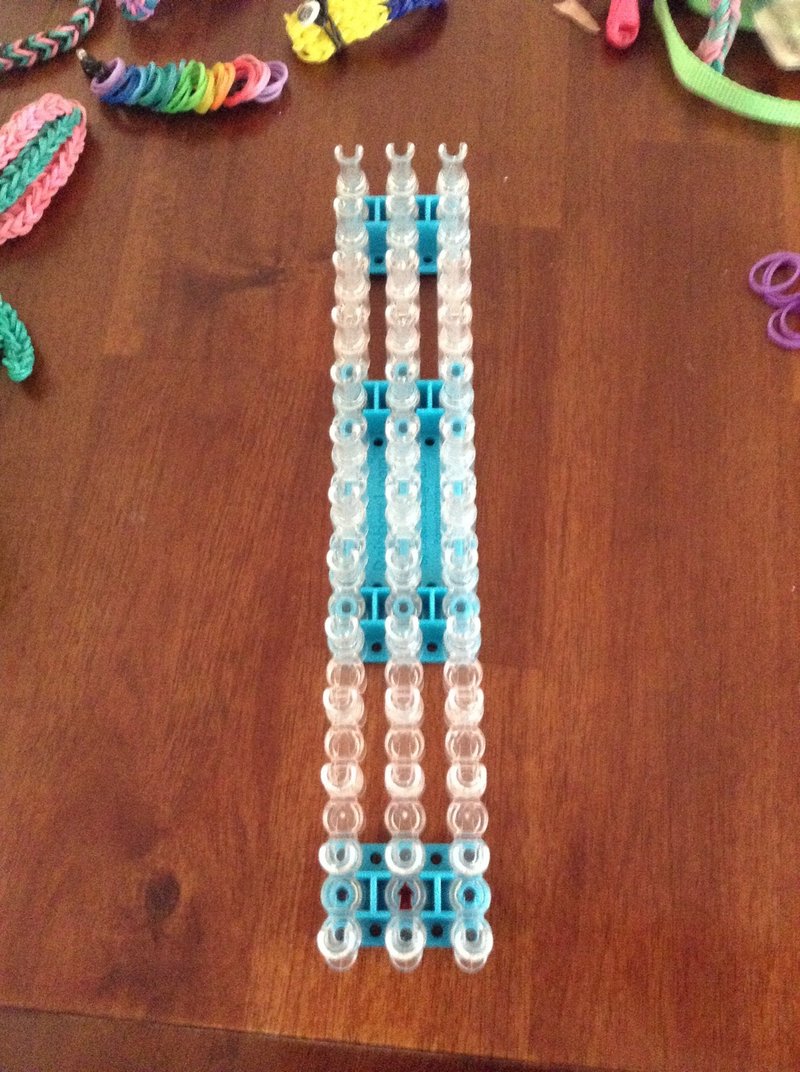 Rainbow Loom Band Letters