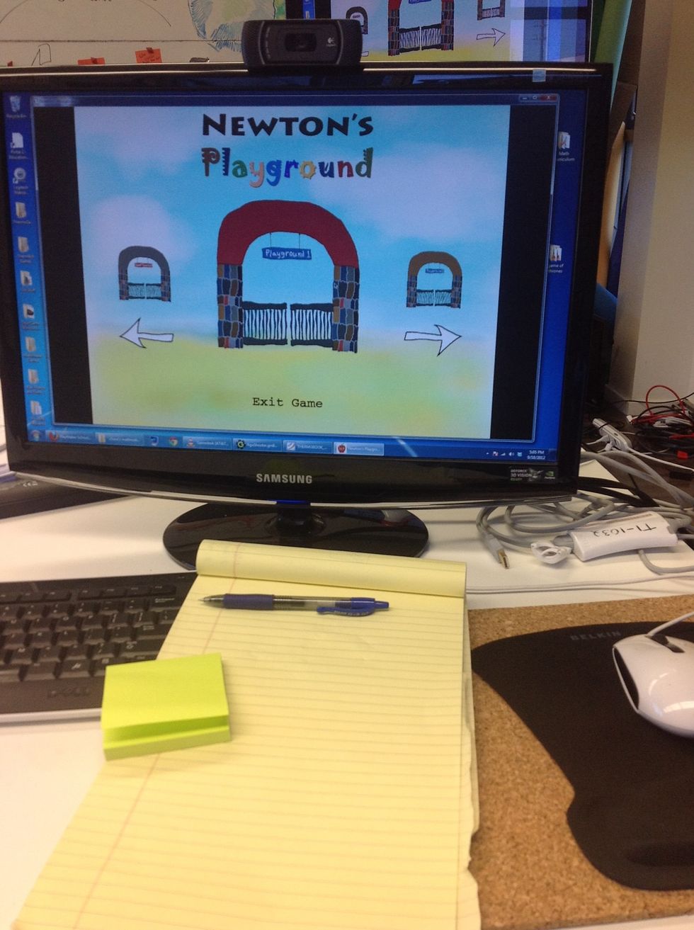 How to teach newton's playground - B+C Guides