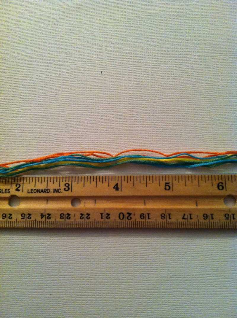 kumihimo string length