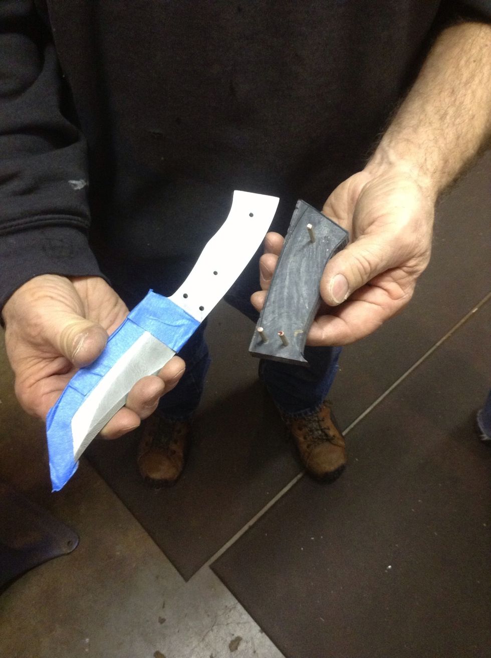 How to make a knife handle - B+C Guides