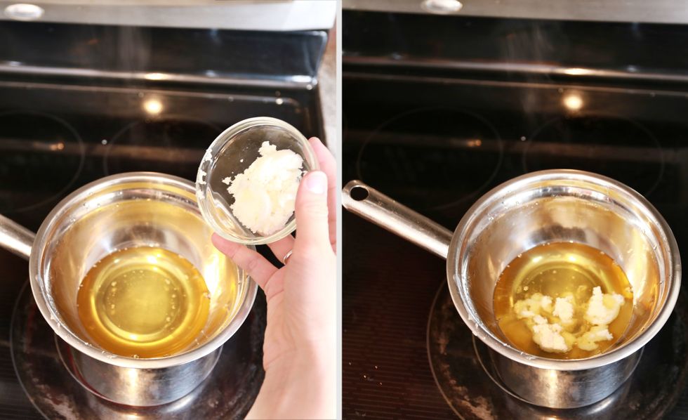 How to make tea infused lotion bars - B+C Guides