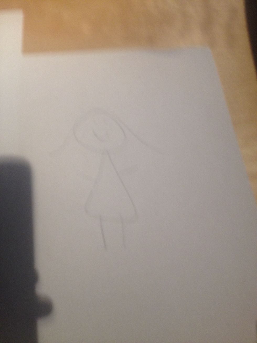 How to draw a person(girl) - B+C Guides