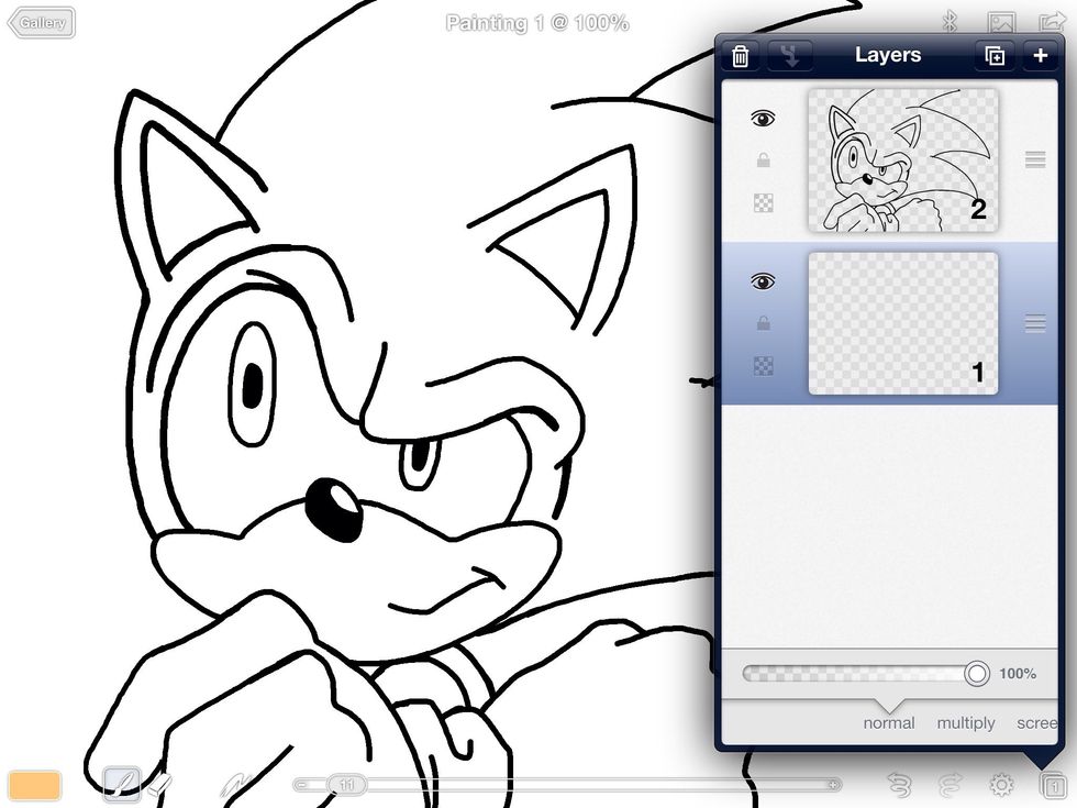 How to draw sonic the hedgehog in brushes 3 - B+C Guides