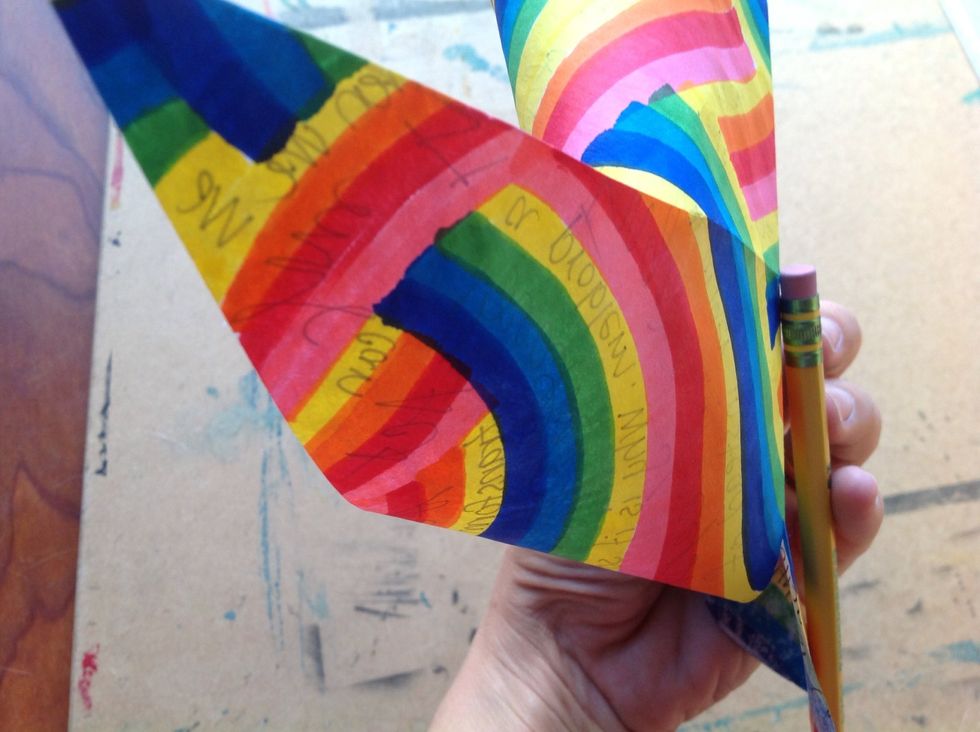 How to make a pinwheel for peace - B+C Guides
