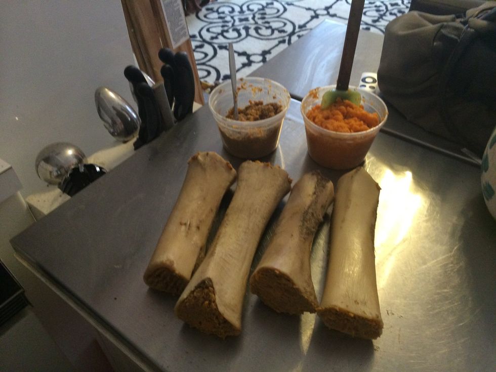 How to reuse old dog bones into a cheap healthy treat - B+C Guides