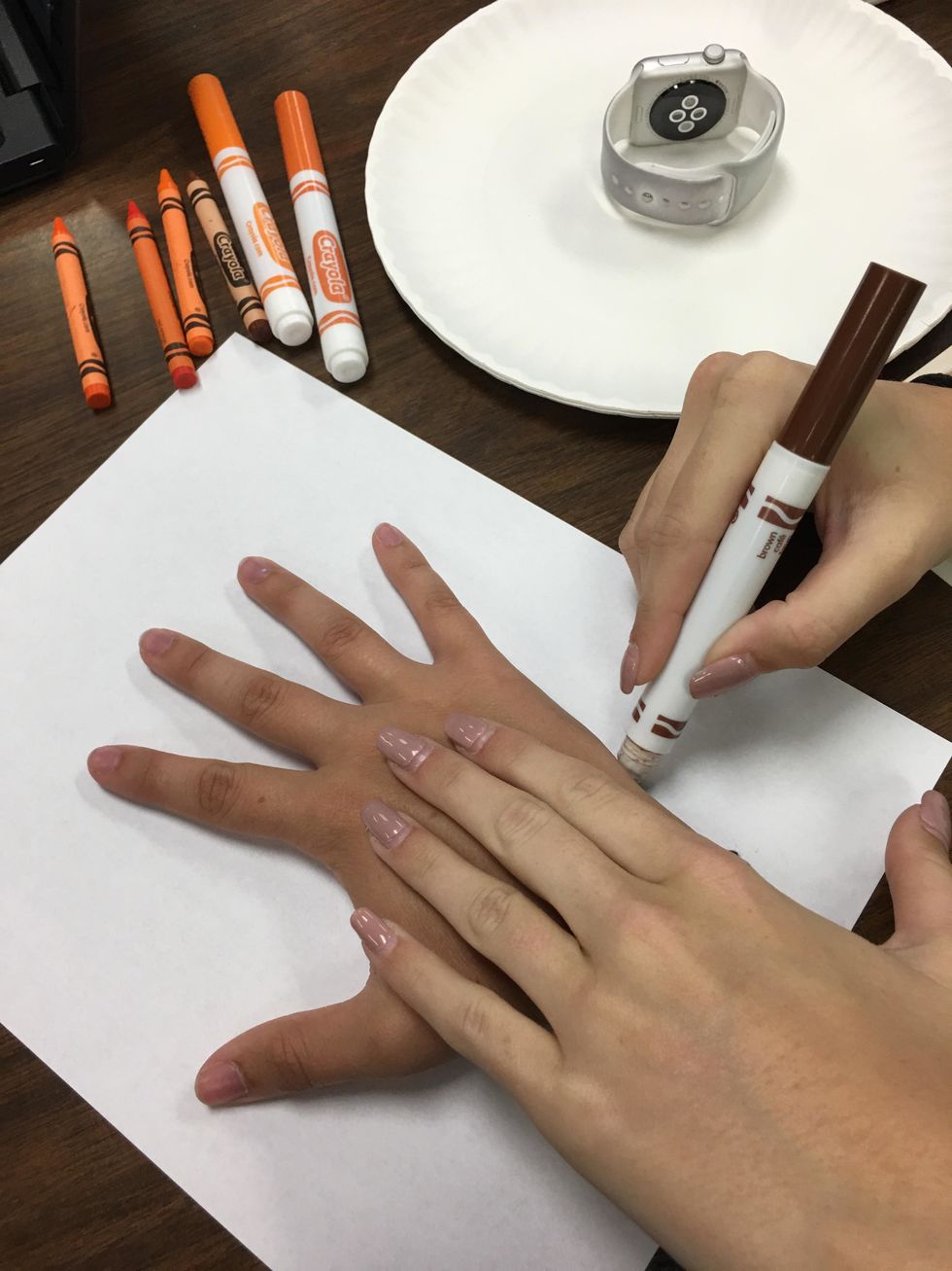 How to make a hand turkey - B+C Guides