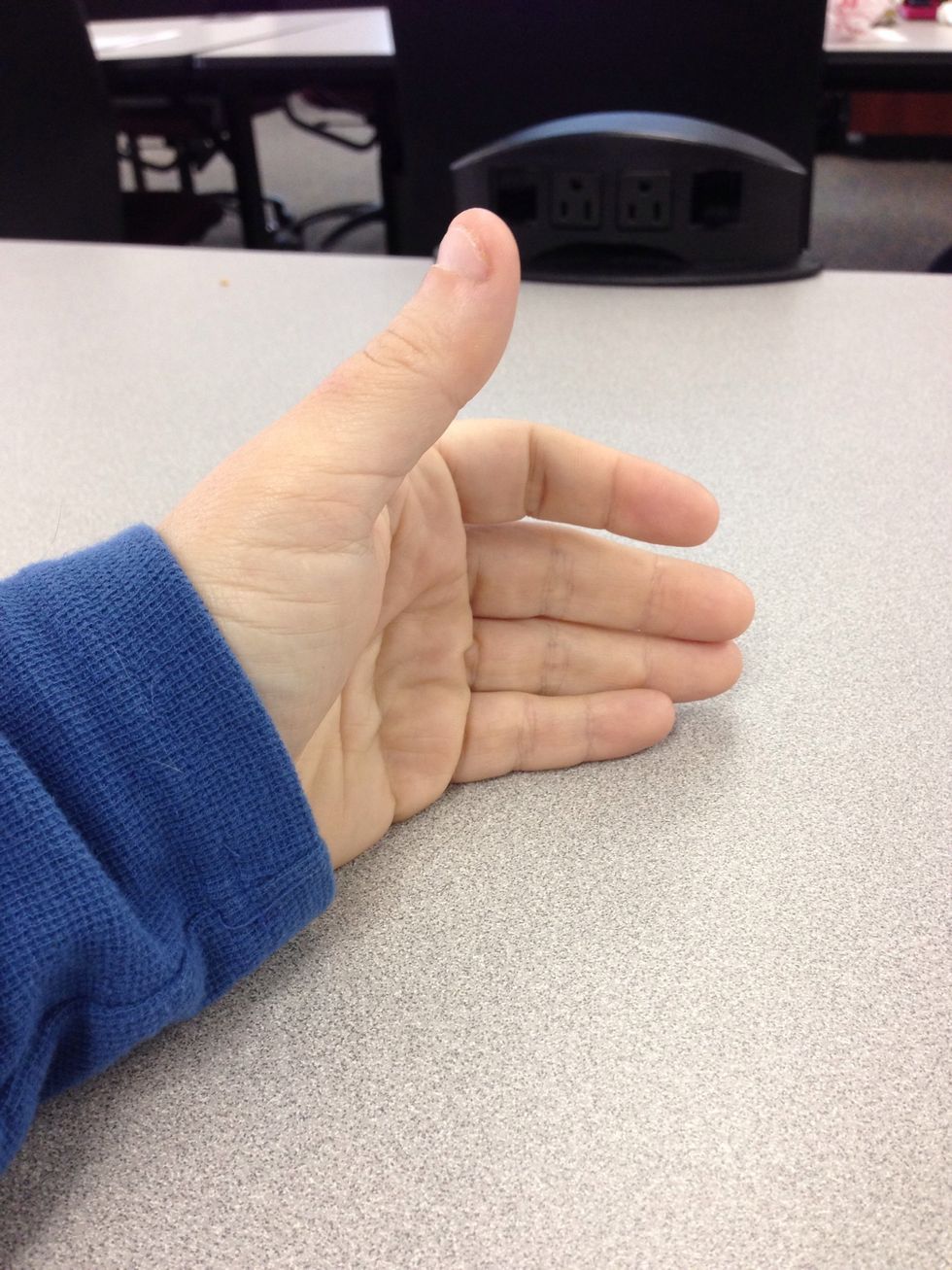 How to make a thumbs up. - B+C Guides
