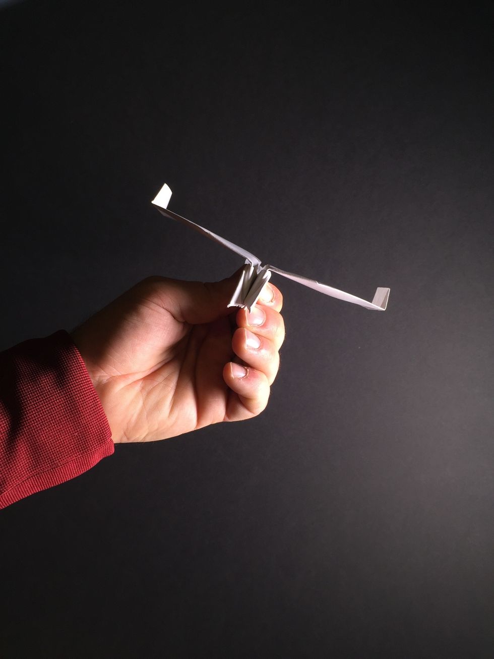 How to build the ds flyer paper airplane - B+C Guides