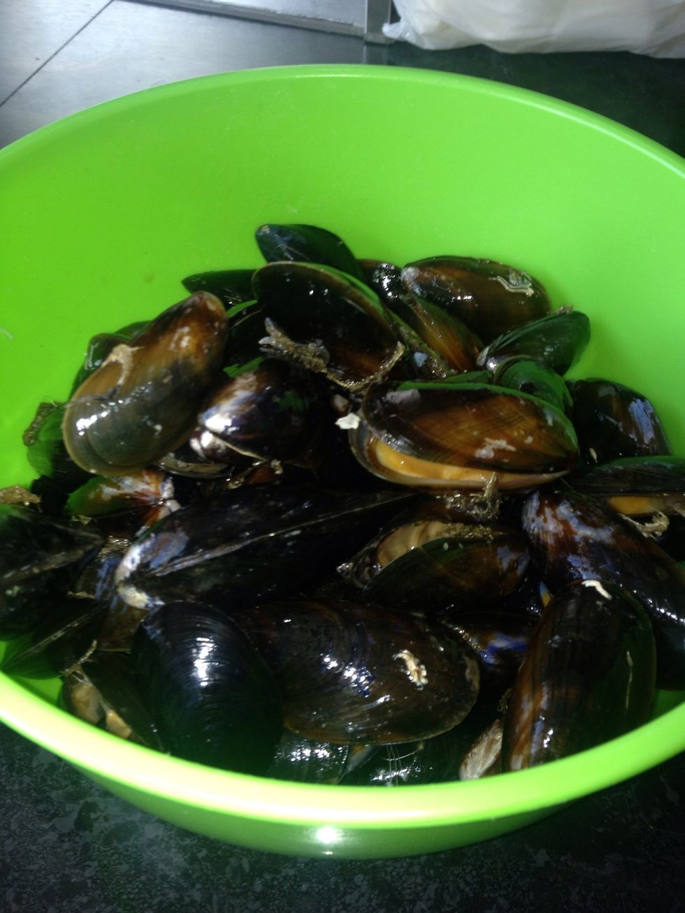 How to make mussels in white wine and garlic butter sauce - B+C Guides