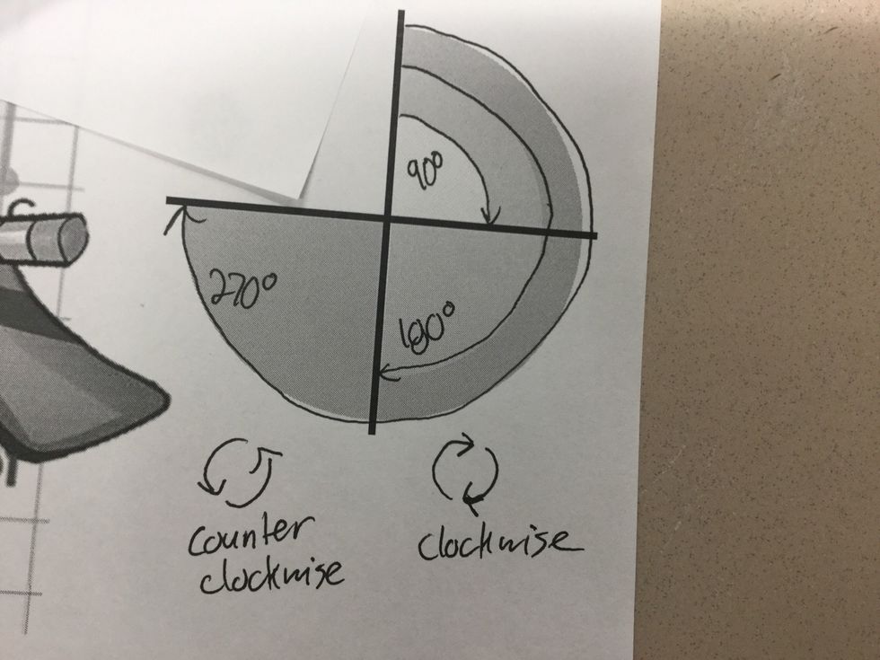 How to rotate a shape using patty paper - B+C Guides