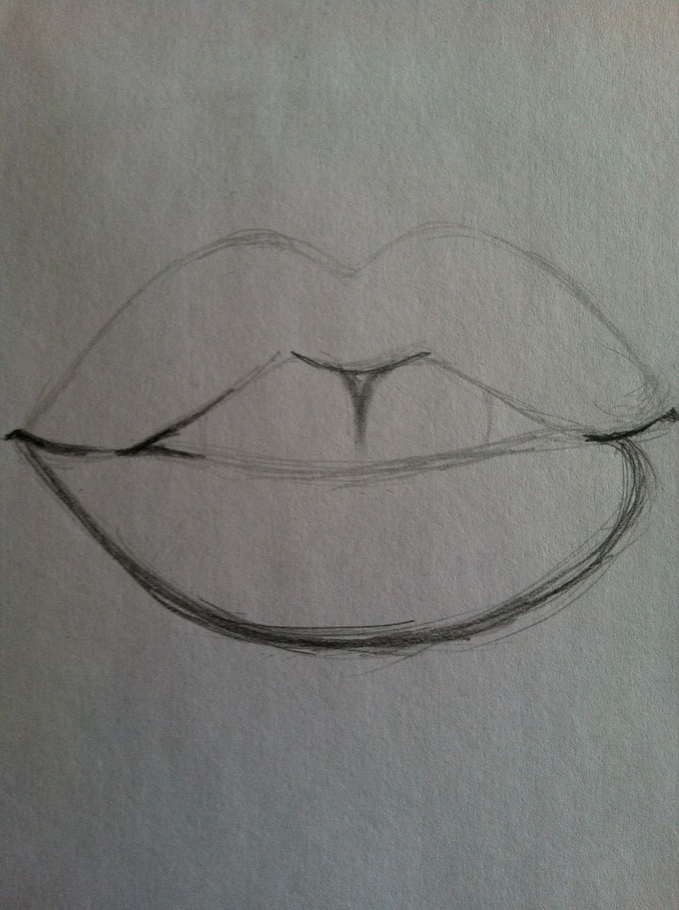 How to draw lips - B+C Guides